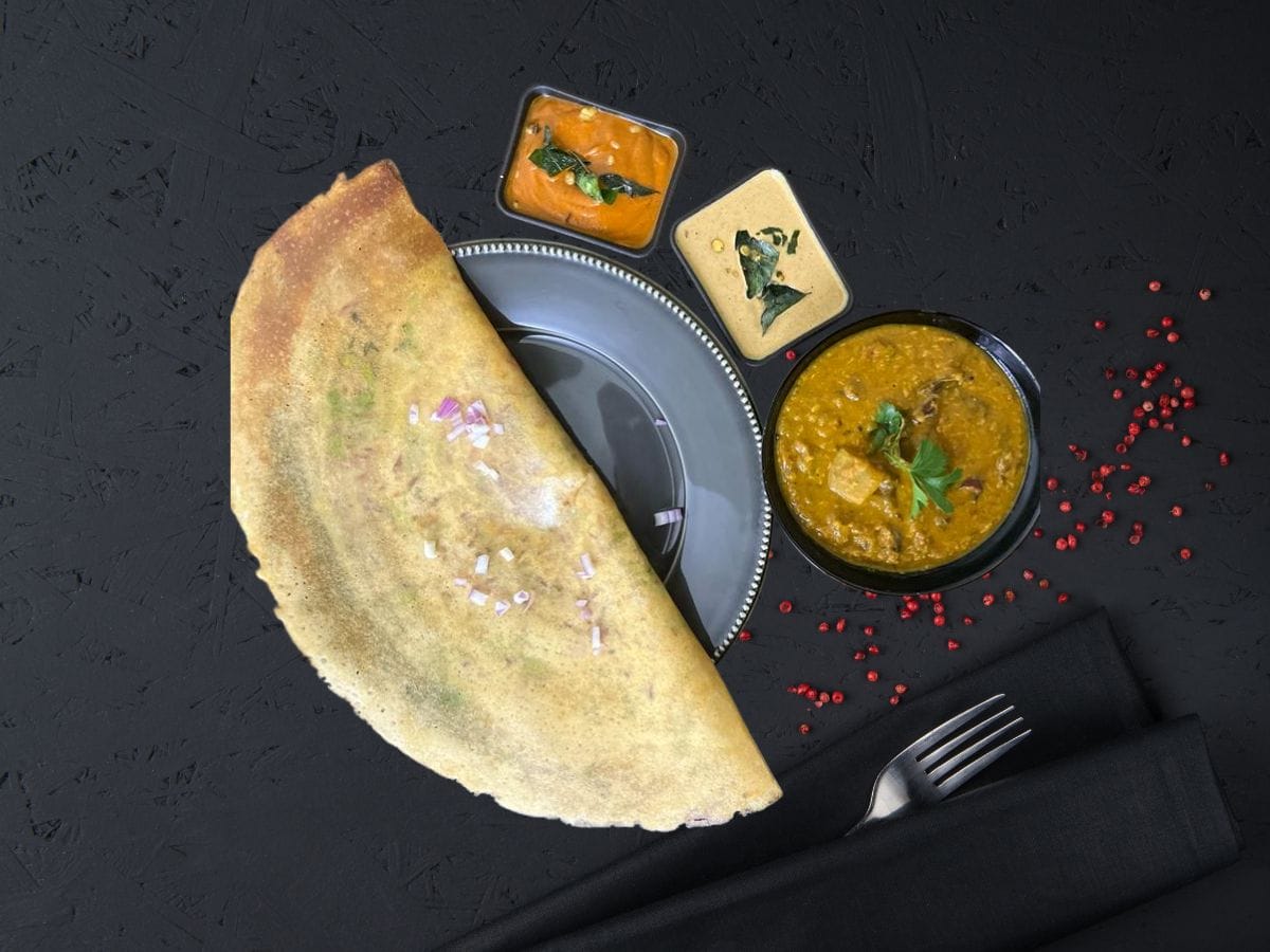 Delicious Onion Dosa - Authentic Indian Delight!