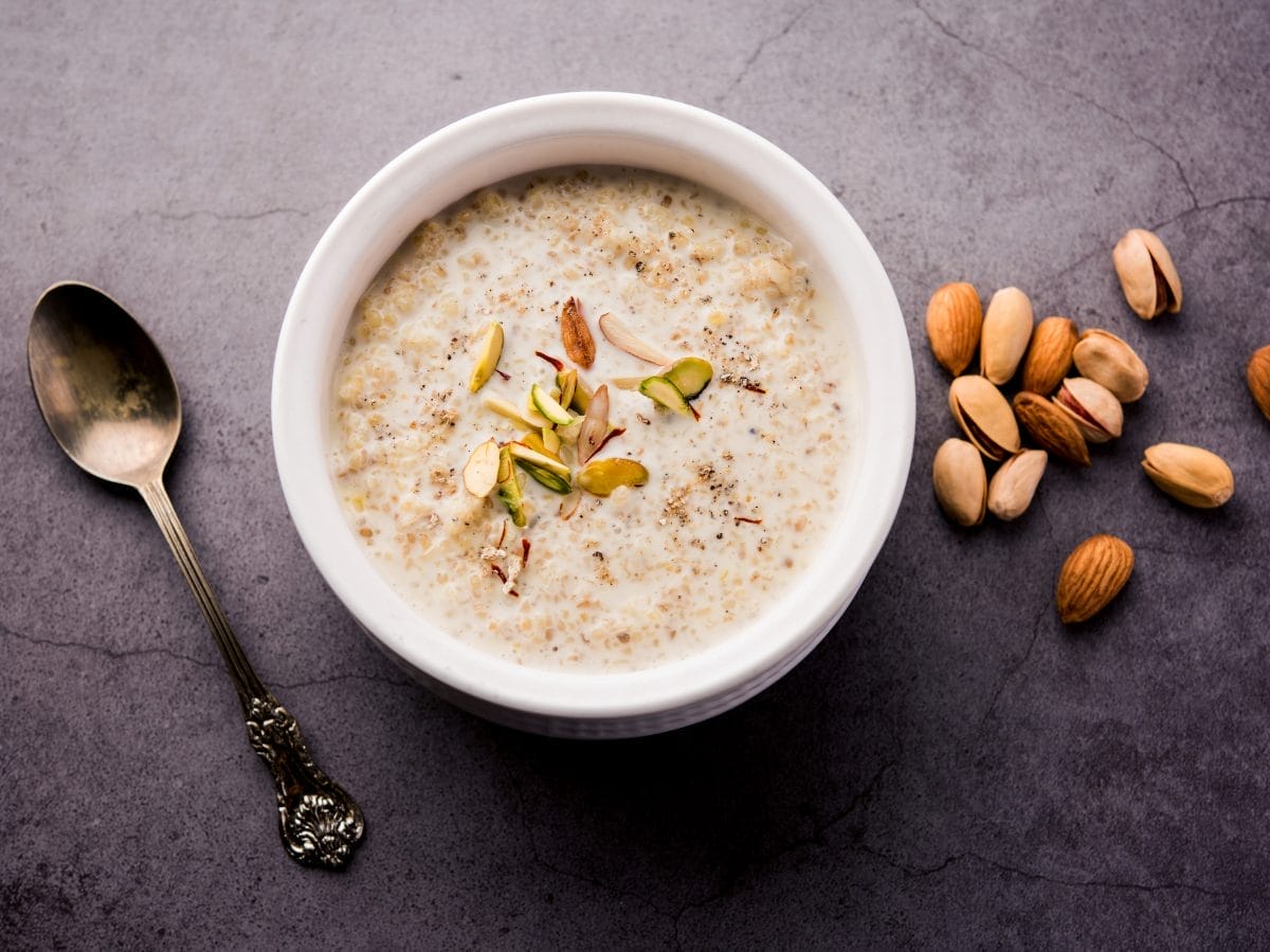 Delicious Firni - Traditional Indian Rice Pudding Dessert